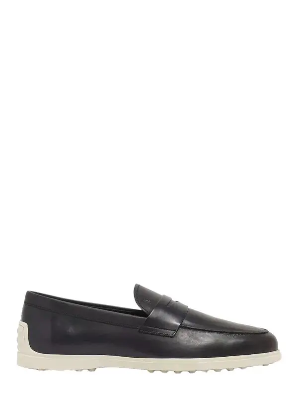 TOD'S Leather Loafers - Blue