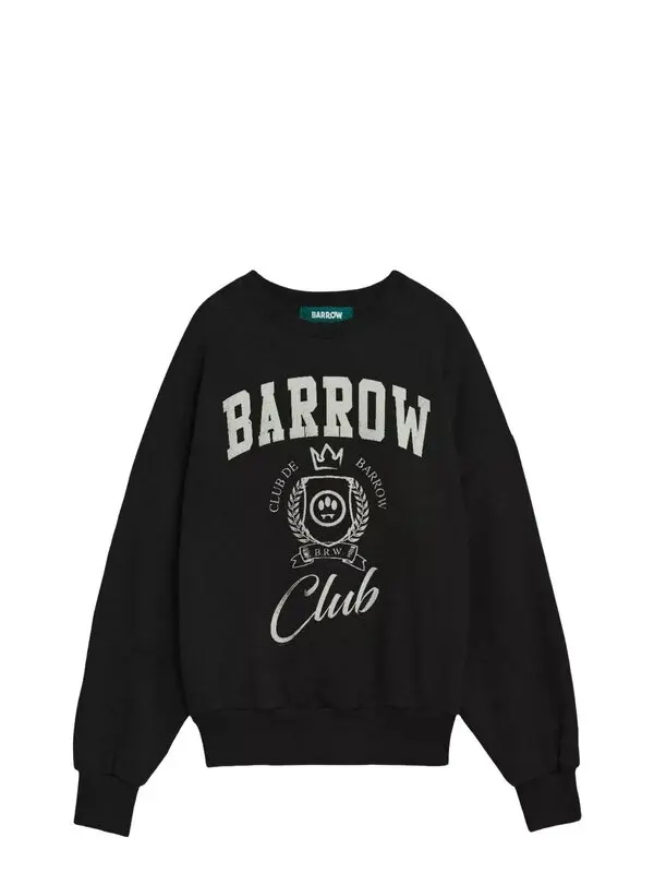 BARROW Open-back Sweatshirt - Black