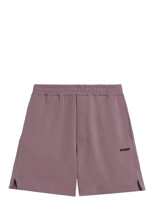 BARROW Side-slit Shorts - Purple