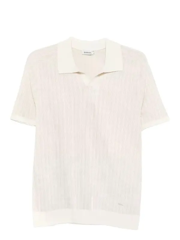 Simkhai Ribbed T-shirt - Neutrals