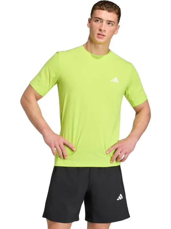 Adidas Workout Essentials Feelready T-shirt Yellow - Semi Solar Yellow