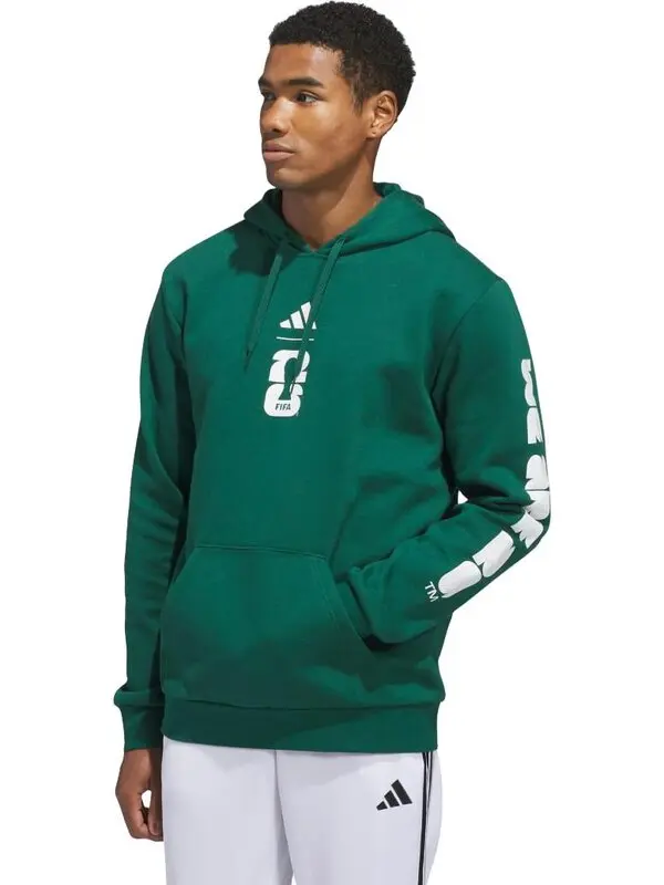 Adidas World Cup 26 Mexico Graphic Hoodie - Collegiate Green