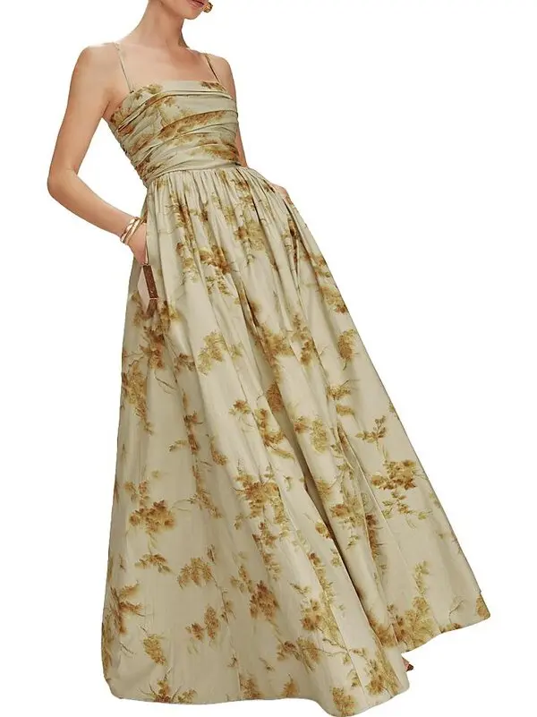 REFORMATION Kastoria Dress - Golden Hour