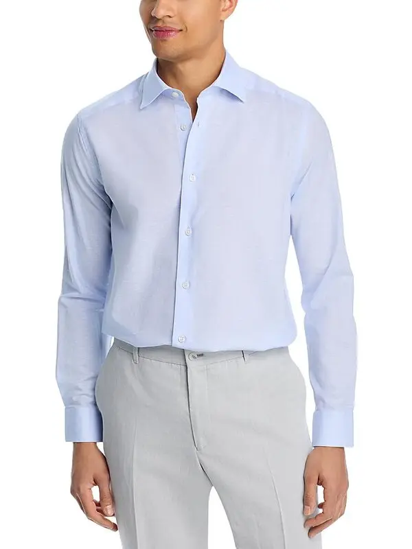 JACK VICTOR Danforth Long Sleeve Shirt - Sky Blue