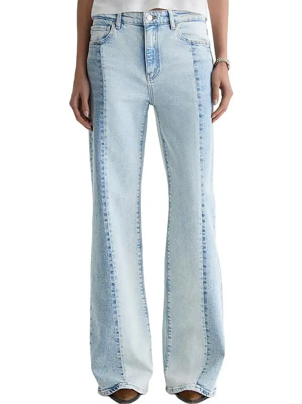 Ag Saige Mid Rise Wide Leg Jeans - Solar Flare