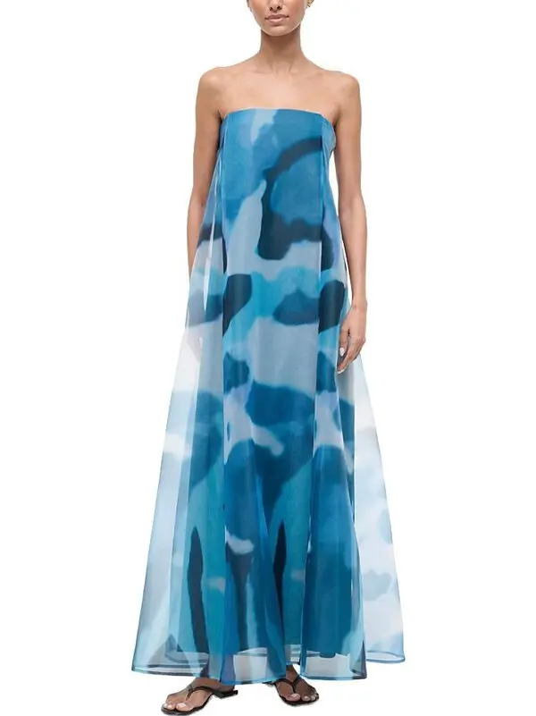 Staud Allyson Dress - Blue Haze