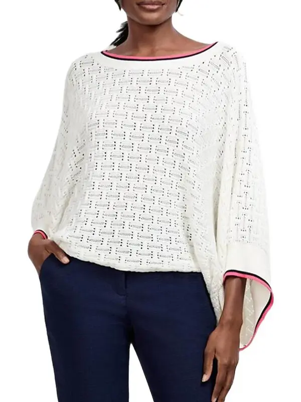 Trina Turk Horizon Pullover Sweater - Whitewash Multi