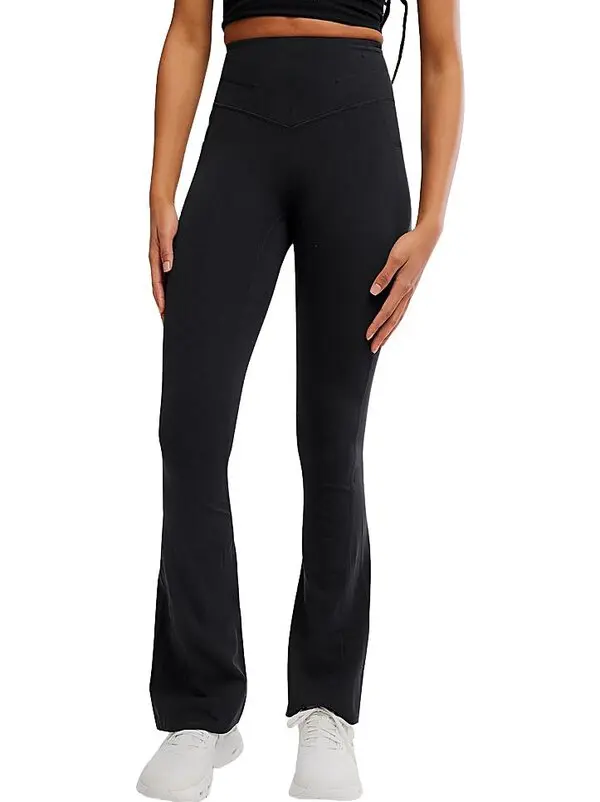 Free People Never Better Flare Leggings - Black