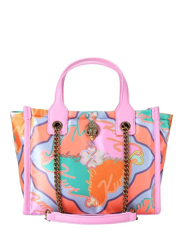 Kurt Geiger Hoxton Logo Print Shopper Tote - Open Pink