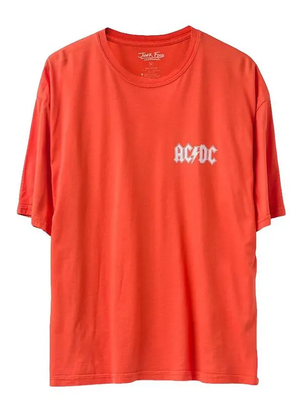 Junk Food Clothing Ac/dc Ballbreaker Tour Oversized T-shirt - Tigerlily