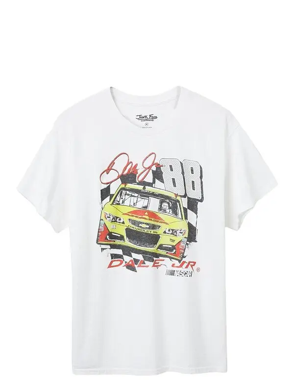 Junk Food Clothing Dale Earnhardt Jr. T-shirt - White