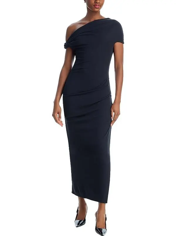 Paris Georgia Ida One Shoulder Dress - Black