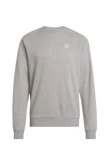 Adidas Essentials French Terry Crew Sweatshirt - Medium Grey Heather White