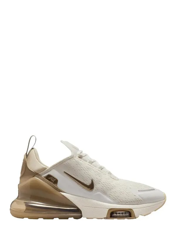 Nike Air Max 270 Premium Sneakers - Sail/light Khaki/metallic Silver