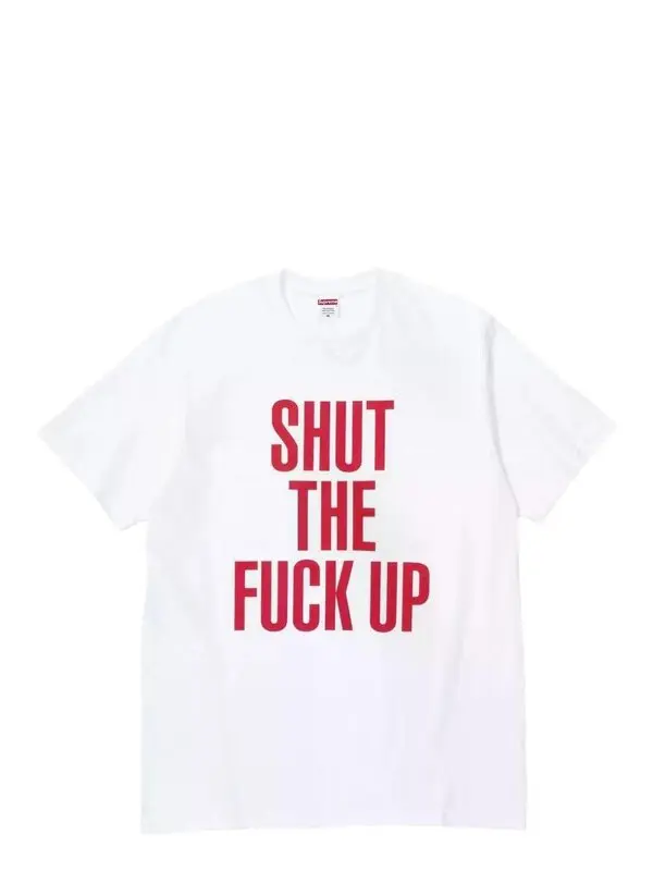 Supreme Shut Up Graphic T-shirt - White