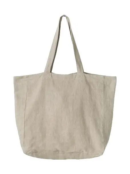 CELTIC & CO. Linen Tote Bag - Stone