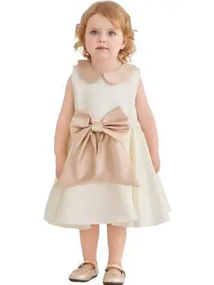TULLEEN Petal Bow Gown - Ivory