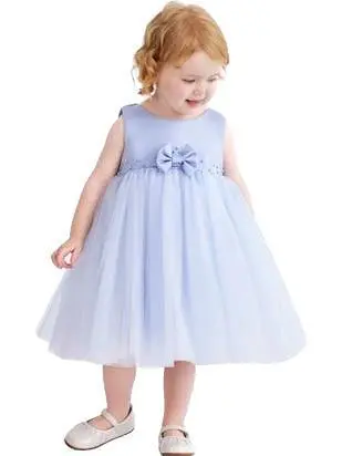 TULLEEN Lace Petal Gown - Blue