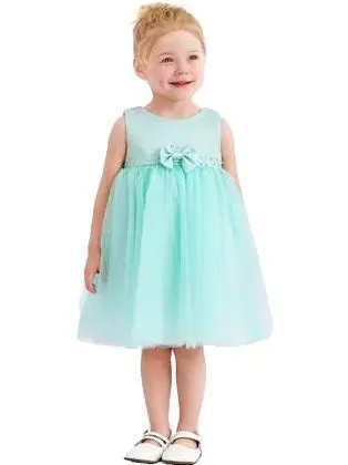 TULLEEN Lace Petal Gown - Blue/green