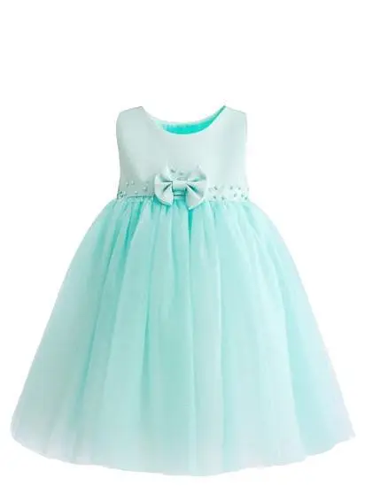 TULLEEN Lace Petal Gown - Blue/green