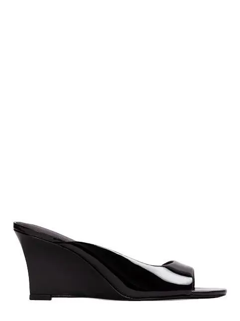 BLACK SUEDE STUDIO Arisha 70 Mule - Black Patent Leather