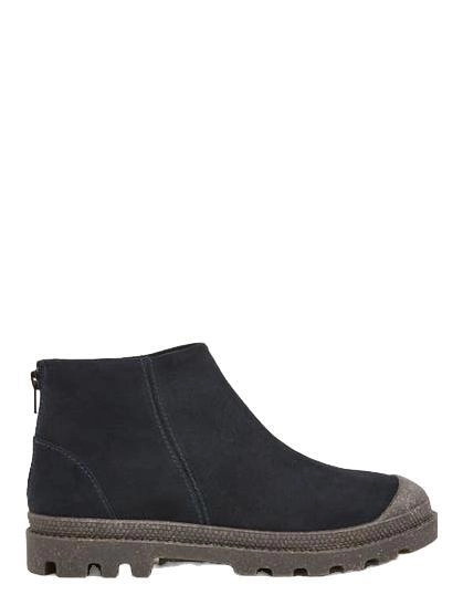 CELTIC & CO. Ankle Boots With Toe Cap Detail - Navy