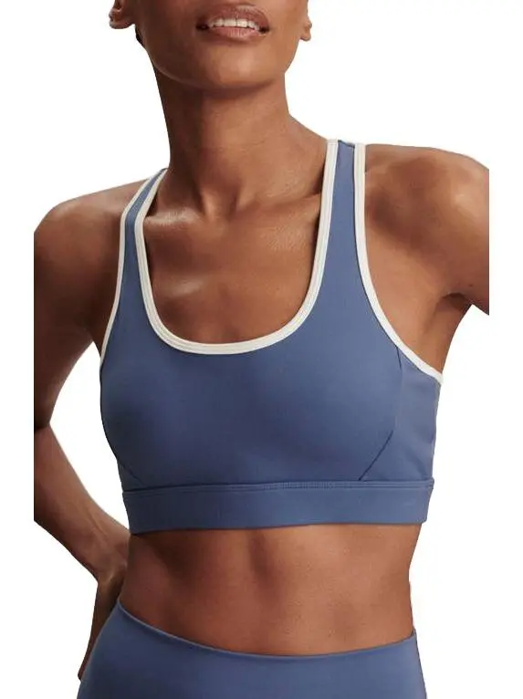 Varley Freesoft Selma Racerback Sports Bra - Bijou Blue