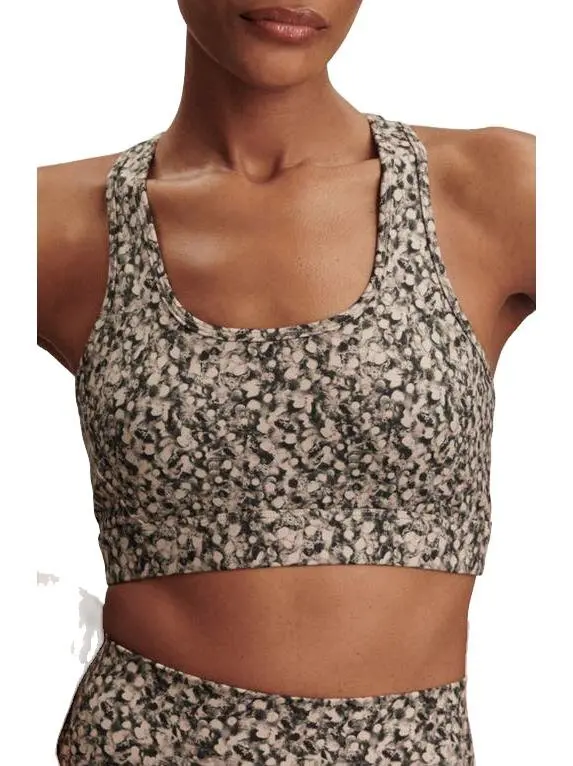 Varley Freesoft Selma Racerback Sports Bra - Dappled Floral
