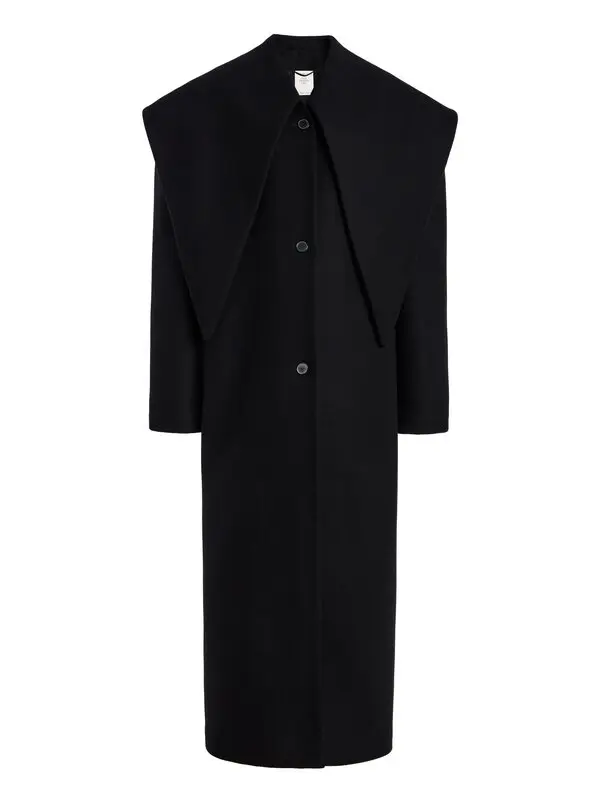 Calvin Klein Wool-cashmere Coat - Black
