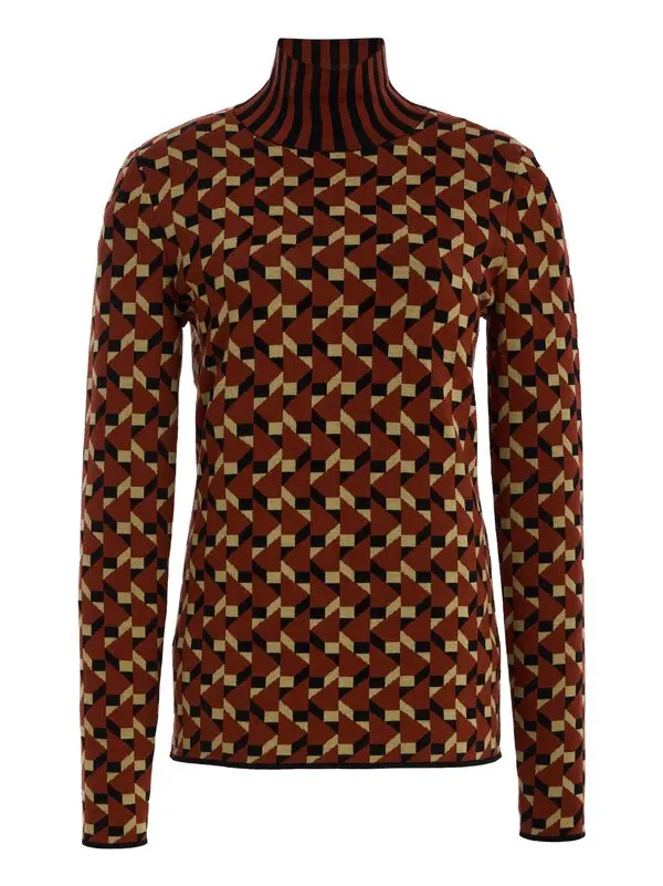 ZANKOV Merino Wool Turtleneck - Multi