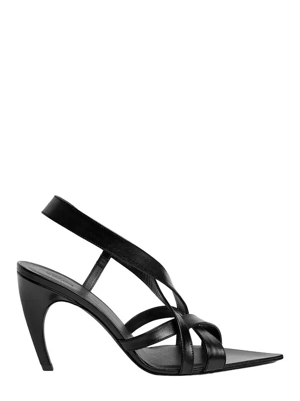 Khaite Sadie 85 Multi-strap Sandals - Black