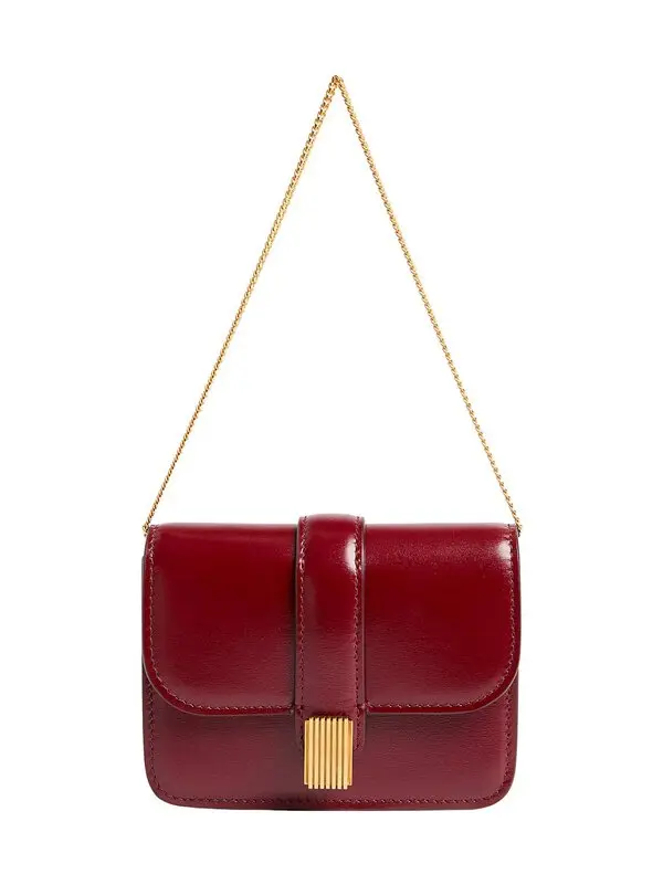 Khaite Blake Nano Bag - Burgundy