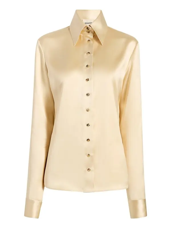Khaite Ivy Shirt - Gold