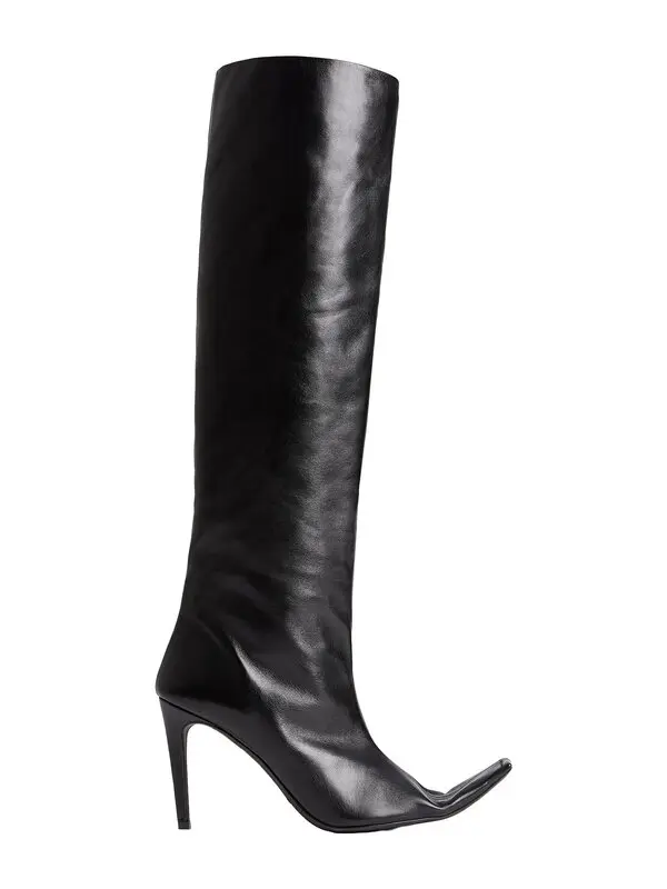 Khaite Marlene Knee High Boots 85 - Black