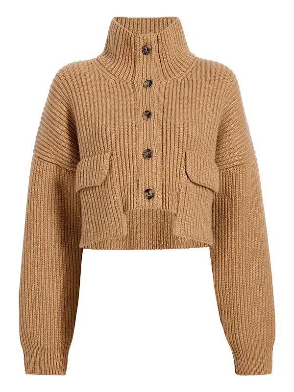 Khaite Eita Cashmere Cardigan - Neutral