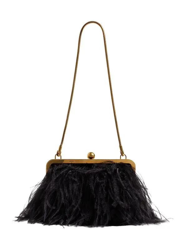 Khaite Lilith Chain Evening Bag - Black