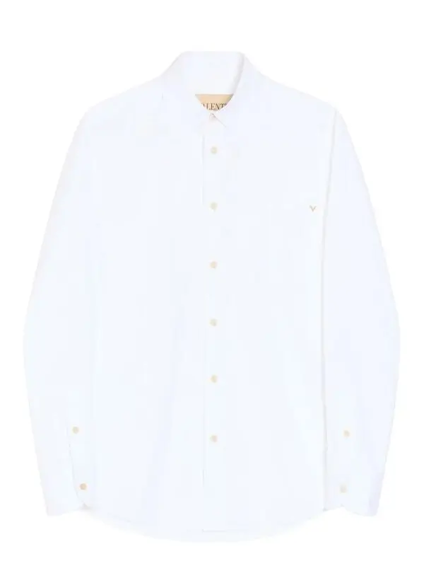 Valentino Garavani Oxford Shirt With - White