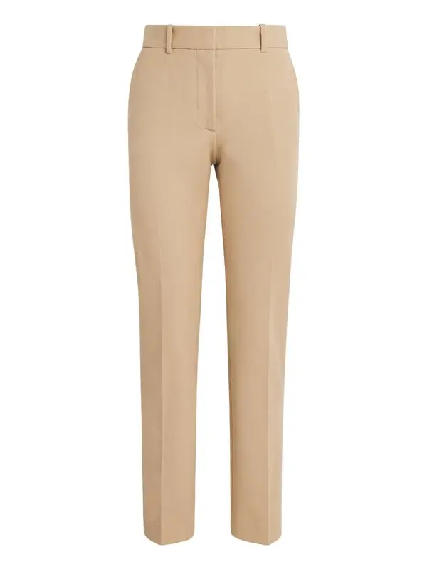 JOSEPH Gabardine Coleman Trousers - Pink