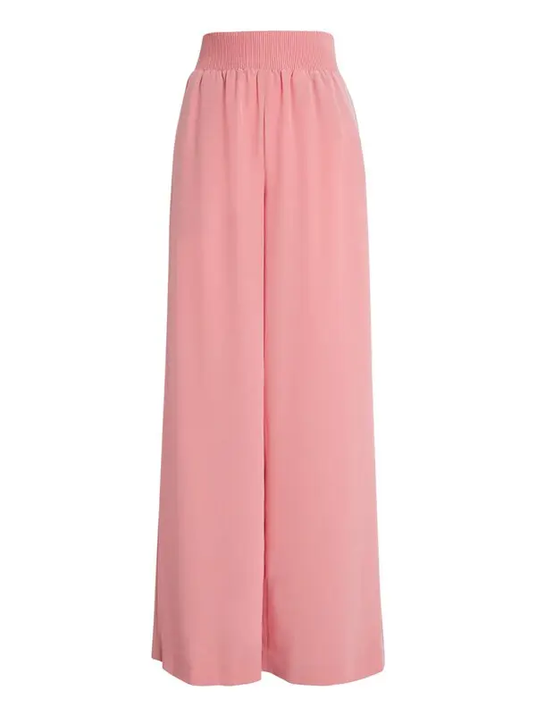 JOSEPH Satin Twill Nour Trousers - Pink