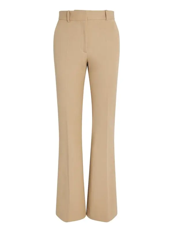JOSEPH Stretch-gabardine Tafira Flared Trousers - Pink