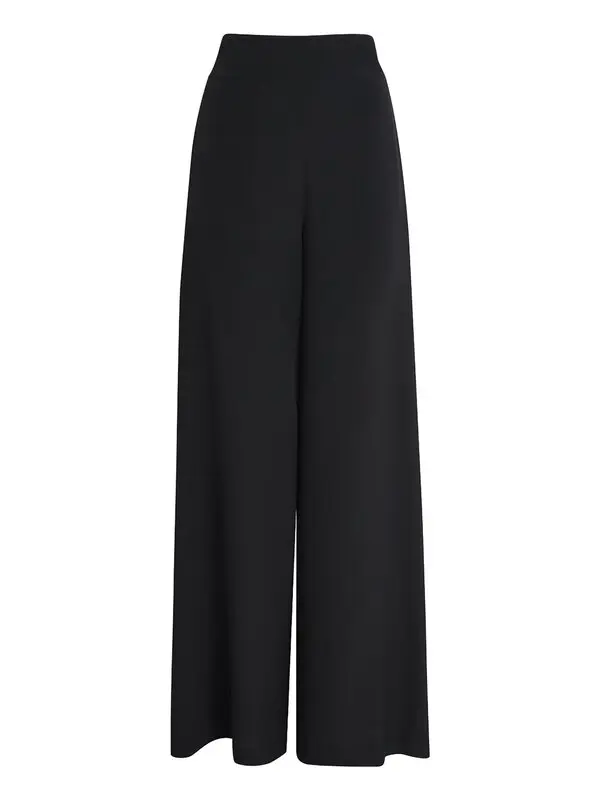 JOSEPH Crepe De Soie Silk Rihani Trousers - Black