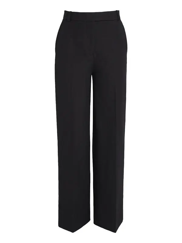 JOSEPH Stretch-gabardine Yukio Trousers - Black