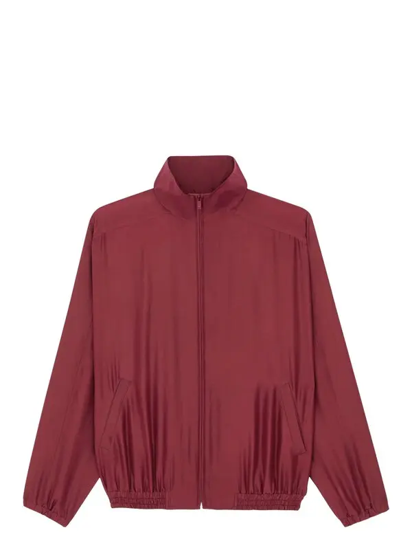Saint Laurent Silk Jacket - Burgundy