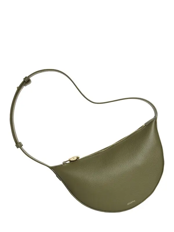 JOSEPH Bean Leather Shoulder Bag - Green