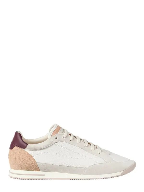 Brunello Cucinelli Deerskin Suede Low-top Sneakers - Yellow