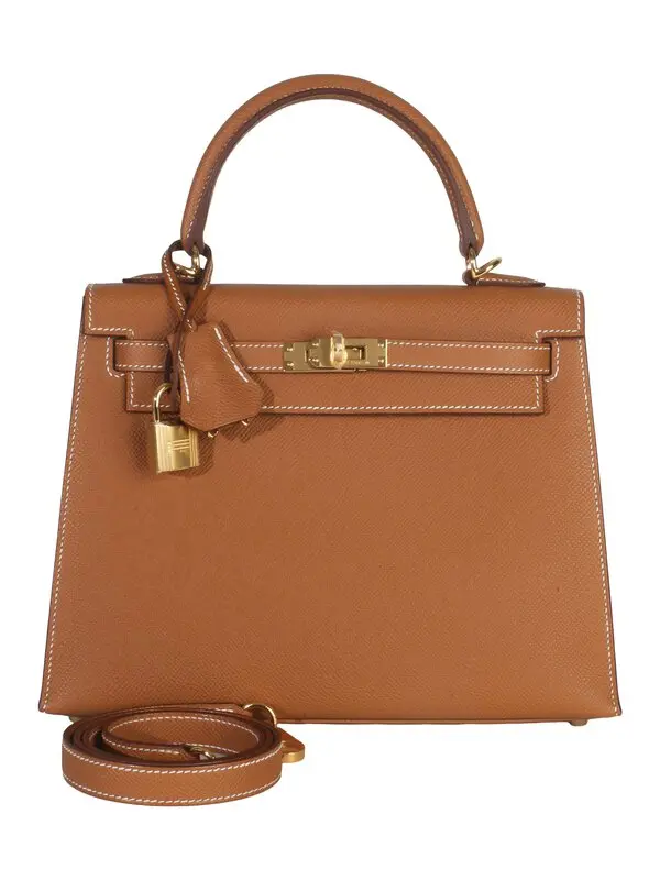Hermès Gold Epsom Sellier Kelly 25 Ghw - Brown