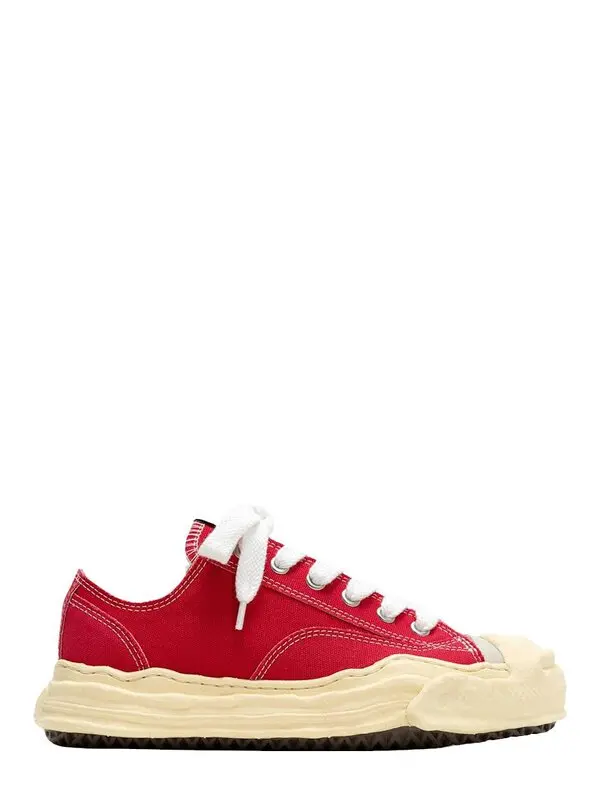 Mihara Yasuhiro Hank Vl Og Sole Canvas Low - Red