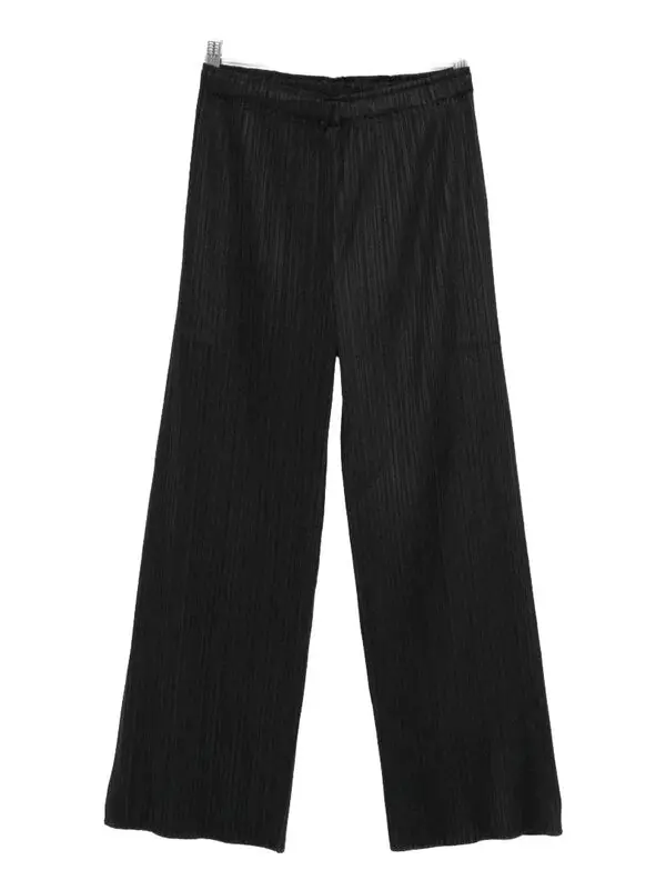 Issey Miyake Pleated Trousers - Black