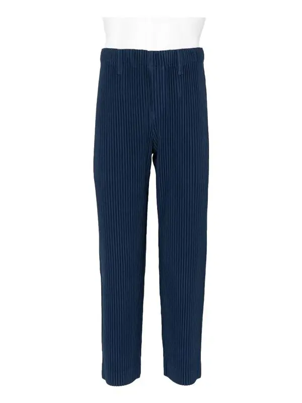 Issey Miyake Pleated Trousers - Blue
