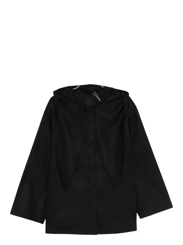 TOTEME Cotton Scarfed Blouson Jacket - Black
